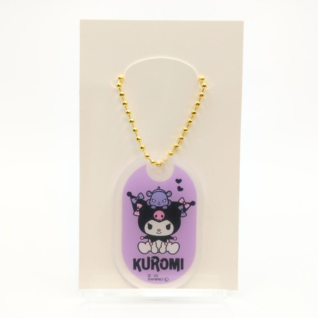 Kuromi Acrylic Key Chain 2025 Japan Design , Kuromi Key Chain , Sanrio ...