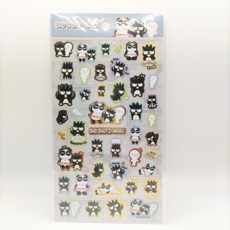 Sanrio Stickers Sheet Bad Badtz-maru Japan Limited 2022,sticker Pack ...