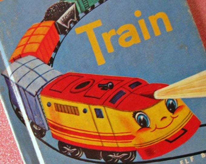 1956 Vintage Children's Book - Little Toy Train - Rand Mcnally Elf Book ...