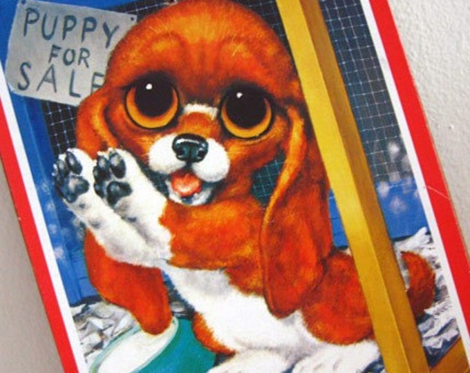 1965 Vintage Pity Puppy Big Eyed Art Print by Gig - Etsy