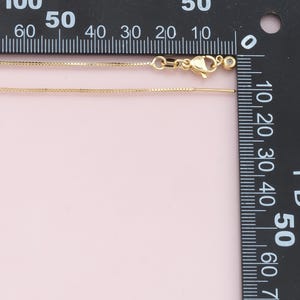 Gold Box Chain,18k Gold Filled Box for Necklace Bracelet DIY Jewelry ...