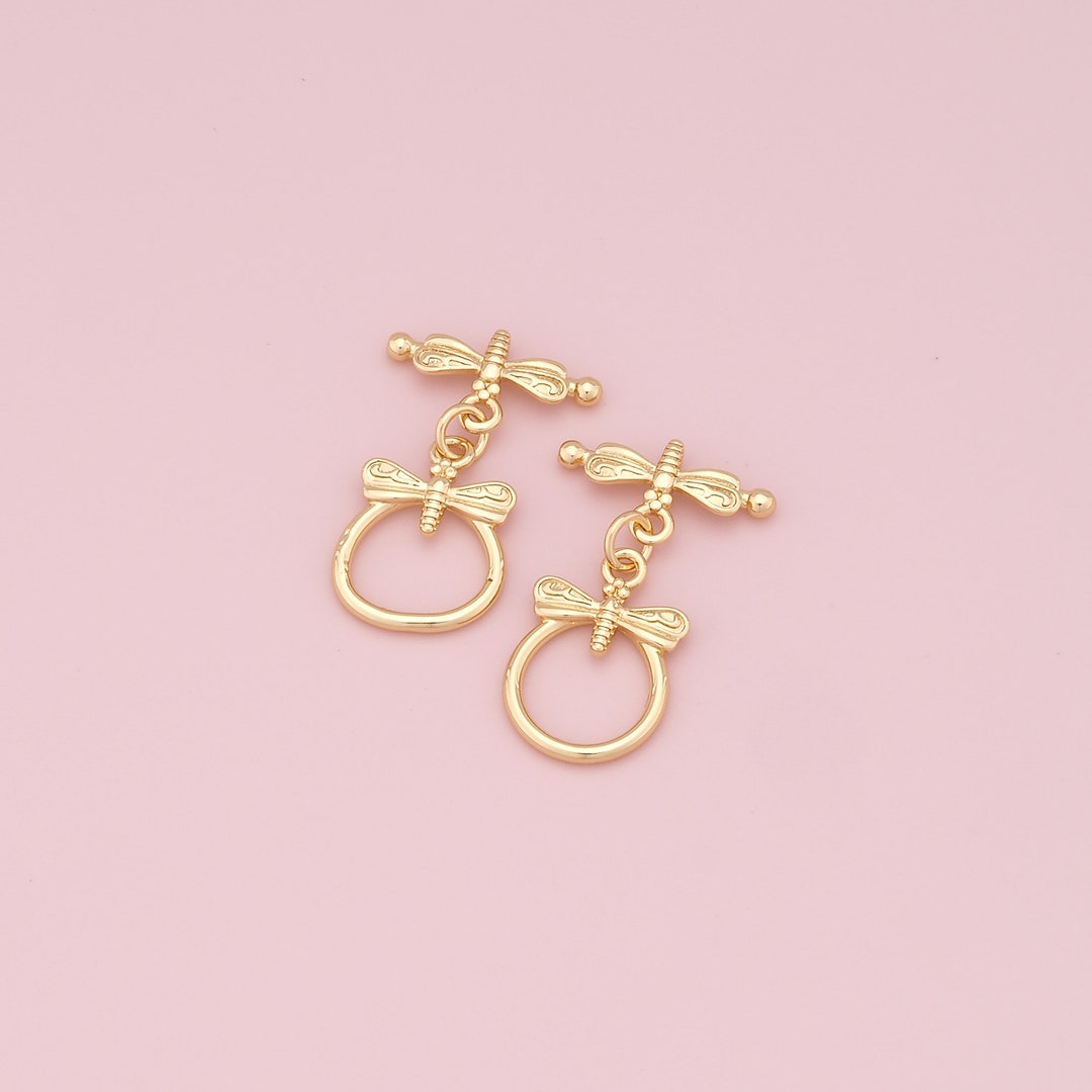18K Gold Clasp, Gold OT Clasp Fancy Design OT Clasp Bulk Supply for ...