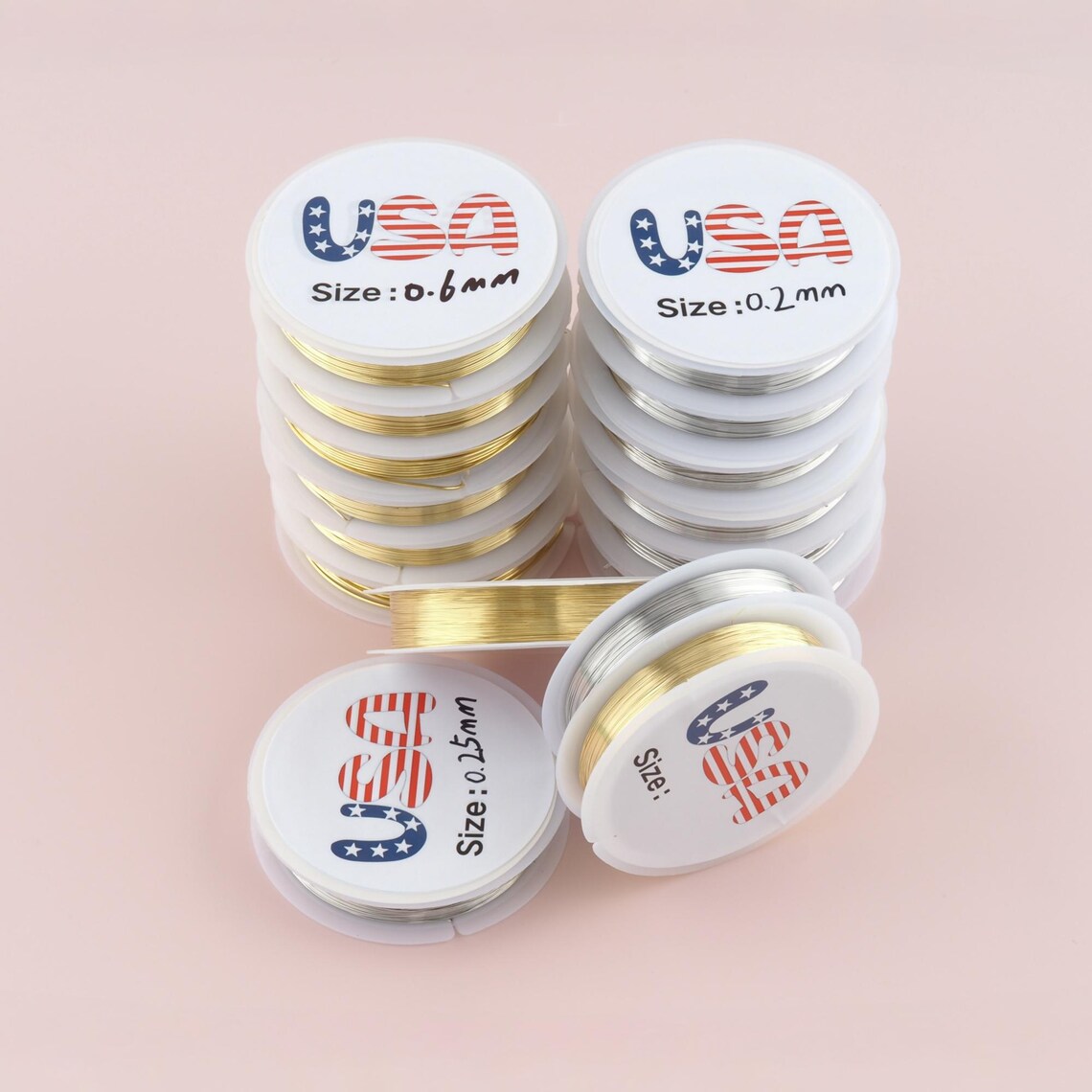 Tarnish Resistant Gold/silver Beading Wire, Non Tarnish Jewelry Making ...