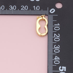 18k Gold Filled Shortener Enhancer Clasp for Bracelet Necklace, Gold CZ ...