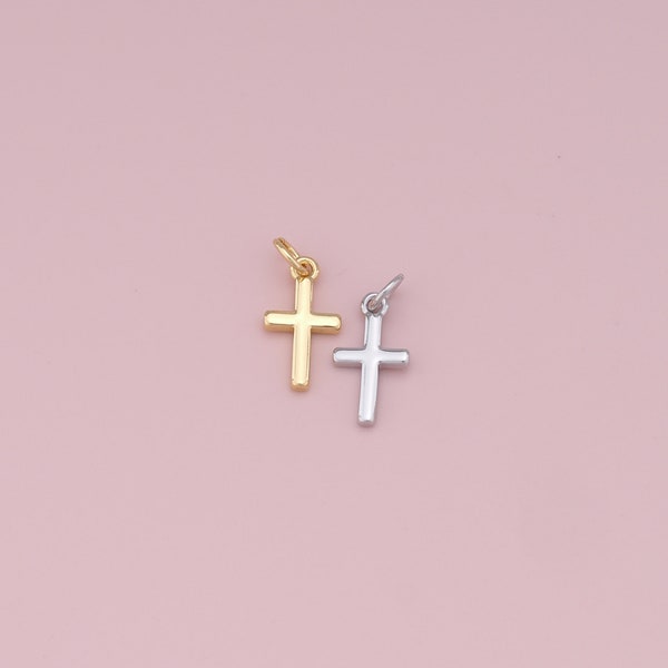 Cross charm - Etsy