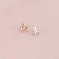 Large Snowflake Charms Clear Acrylic Ornament Making Christmas Pendants ...