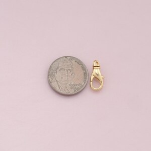 18K Gold Filled Lobster Clasp, Unique Design Lobster Claw With Jump ...