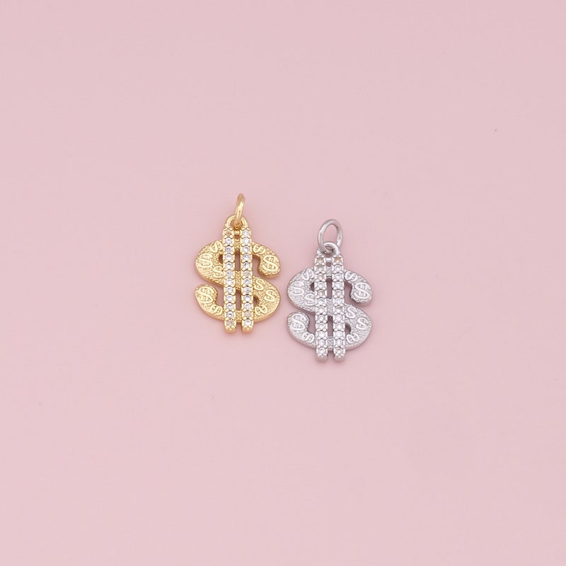 Dollar Sign Necklace - Etsy