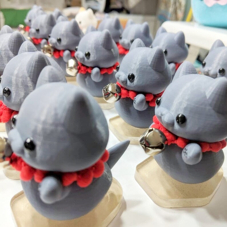 Maneki SharKitty Figure Ready to ship | Etsy