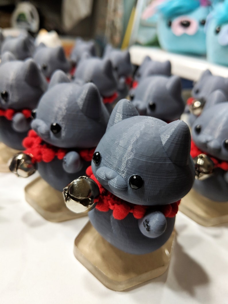 Maneki SharKitty Figure Ready to ship | Etsy