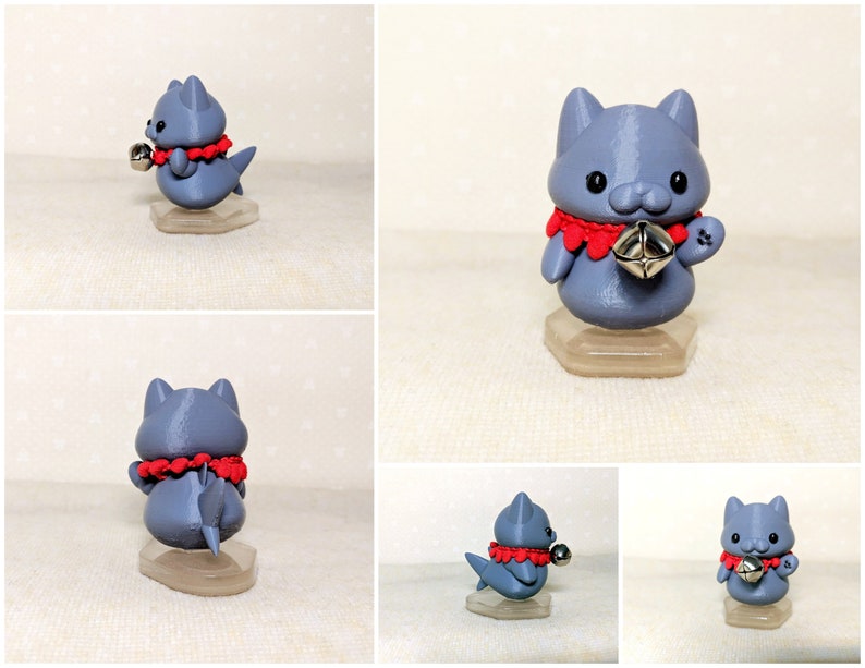 Maneki SharKitty Figure Ready to ship | Etsy