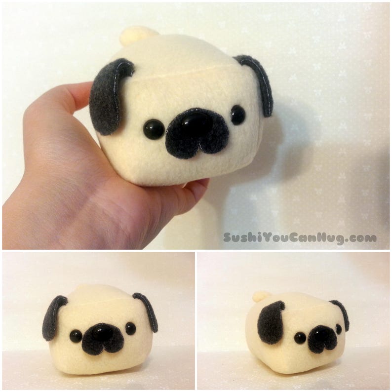 Mini Pug Loaf Color Choice Made to Order | Etsy