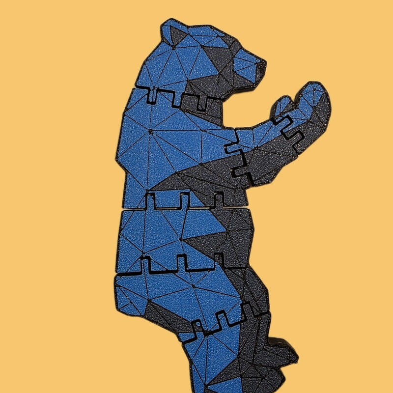 Denver Blue Bear Art - Etsy