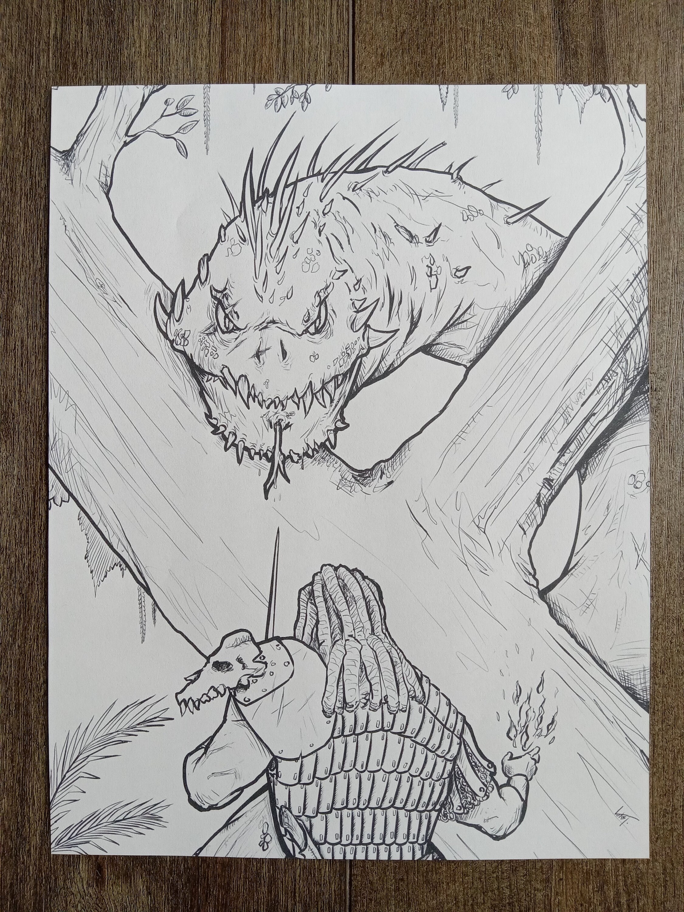 The Basilisk Printable Coloring Page - Etsy