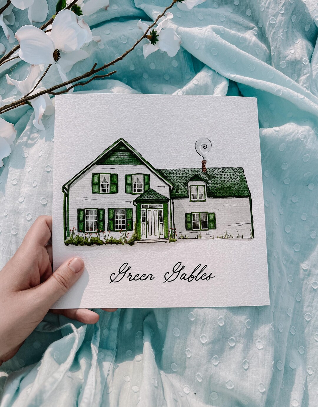 Green Gables House Portrait Print | Anne of Green Gables Fine Art - Etsy