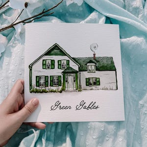 Green Gables House Portrait Print | Anne of Green Gables Fine Art - Etsy
