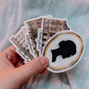 Pride and Prejudice Sticker Collection Elizabeth Bennet Cameo Vinyl ...