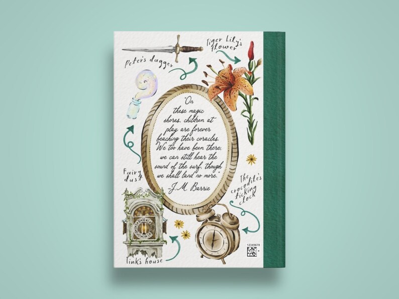 Peter Pan Hardcover Journal | Classic Literature Gifts | Character ...