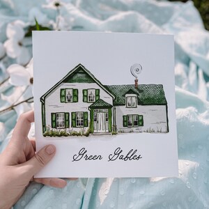 Green Gables House Portrait Print | Anne of Green Gables Fine Art - Etsy