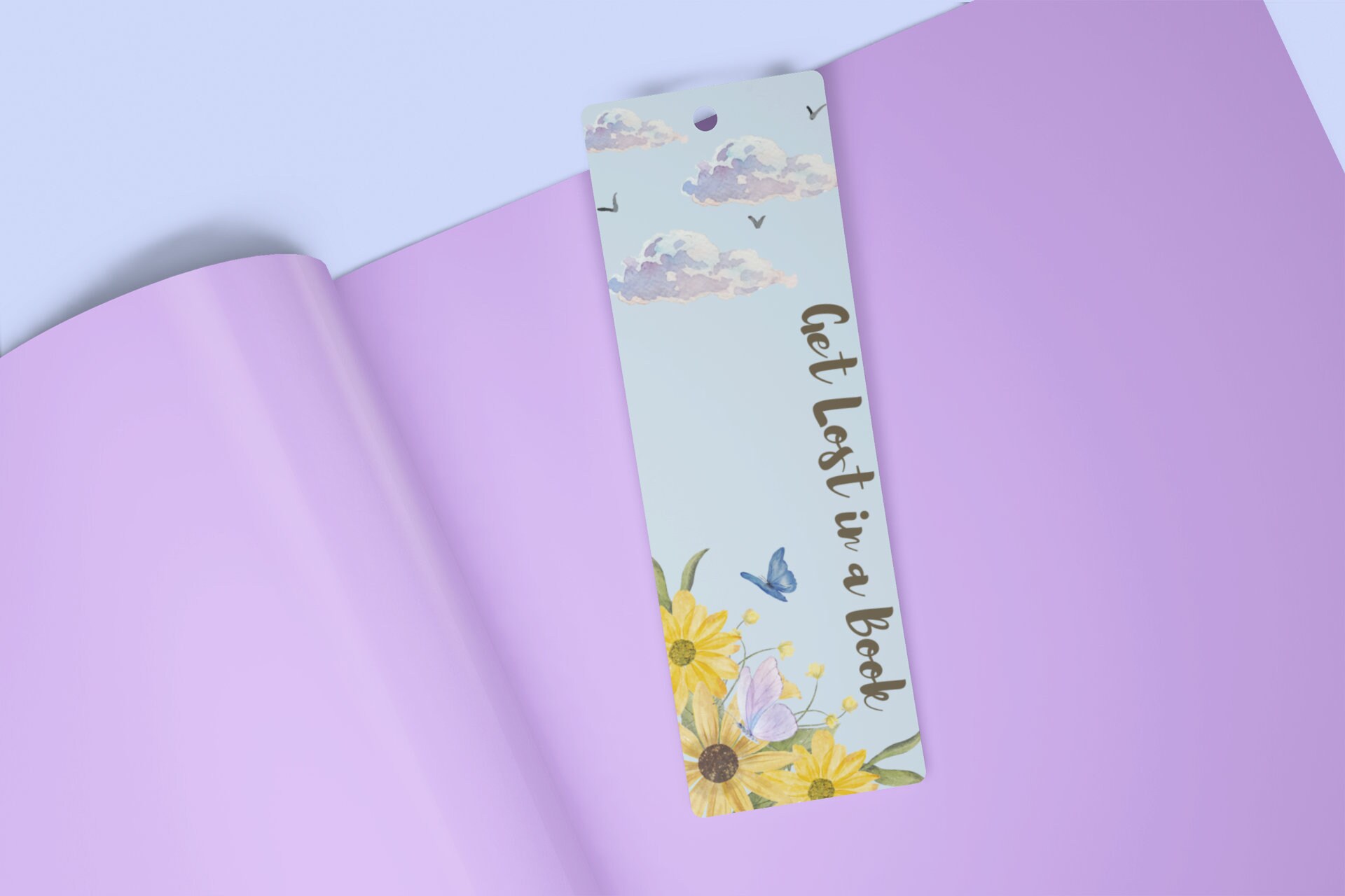 Printable Floral Bookmark for Women Gift for Reader Perfect Placeholder ...