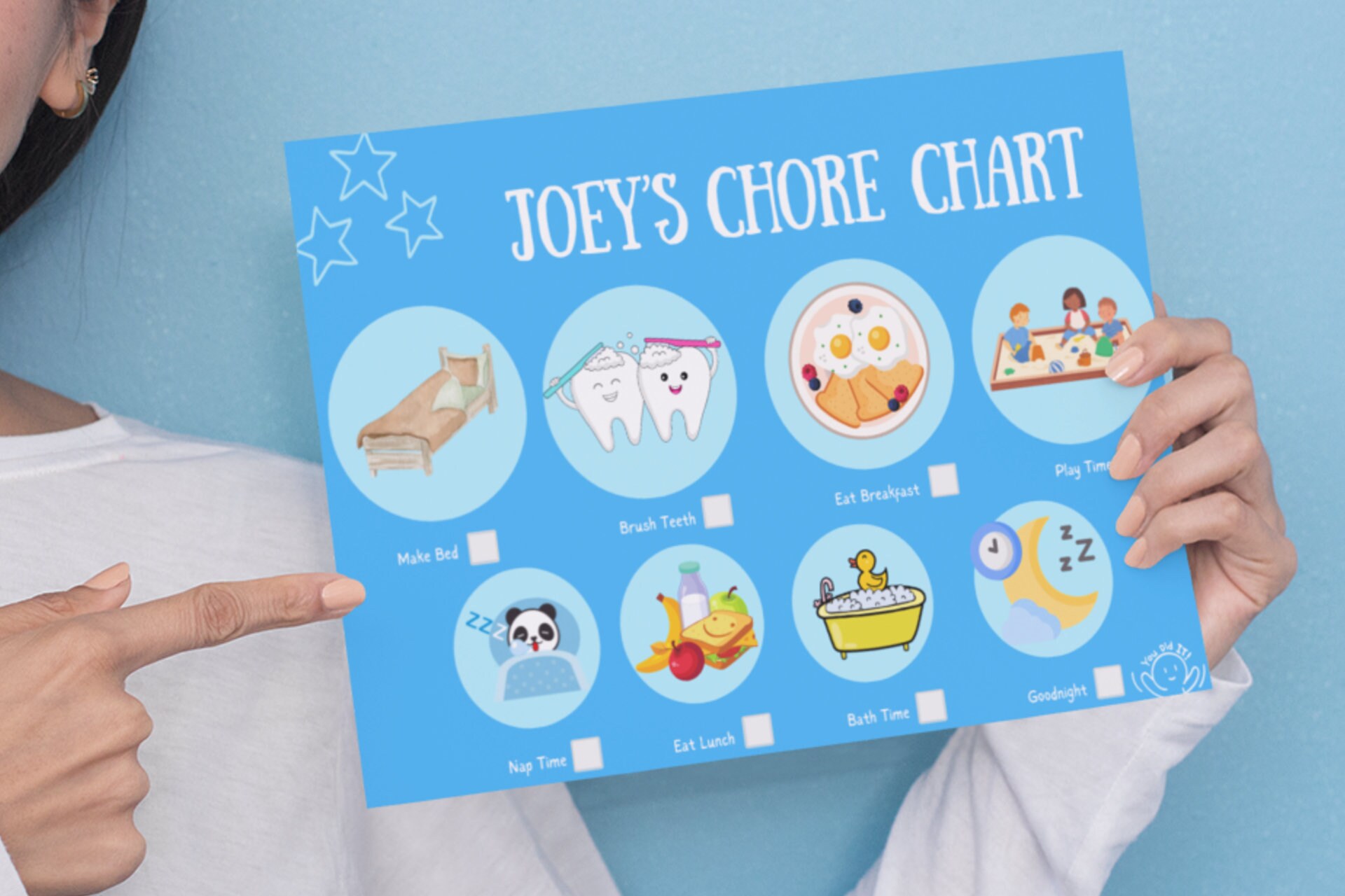 Printable Toddler Chore Chart With Pictures Beginner Cleaning Guide ...
