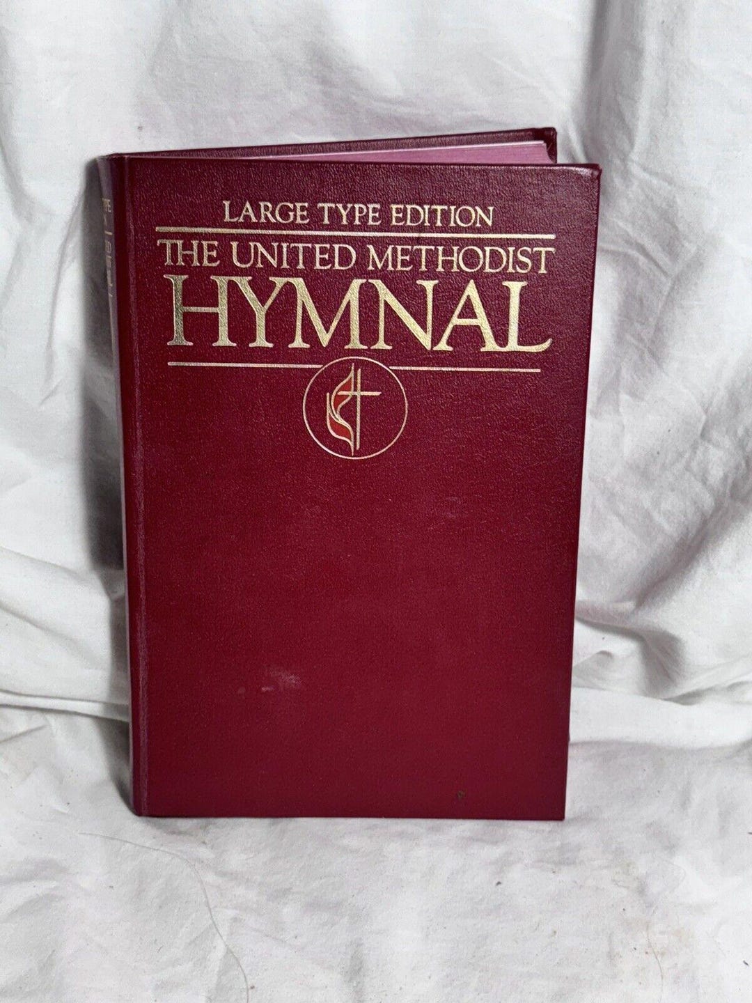 The United Methodist Hymnal Large Type Edition dark Red, Hardcover ...
