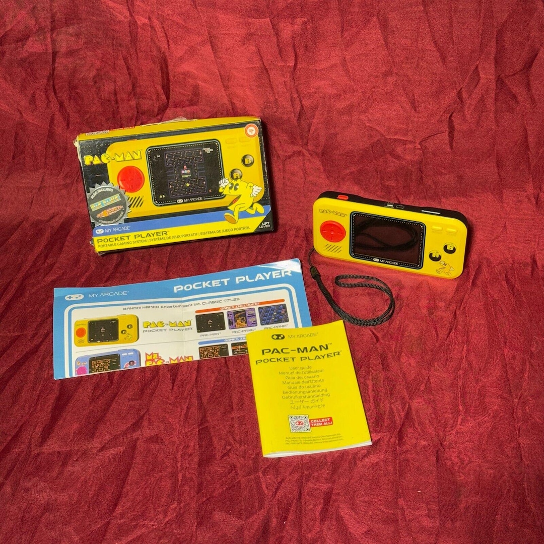 My Arcade PAC-MAN Pocket Player Yellow Portable Gaming System Pac-panic ...