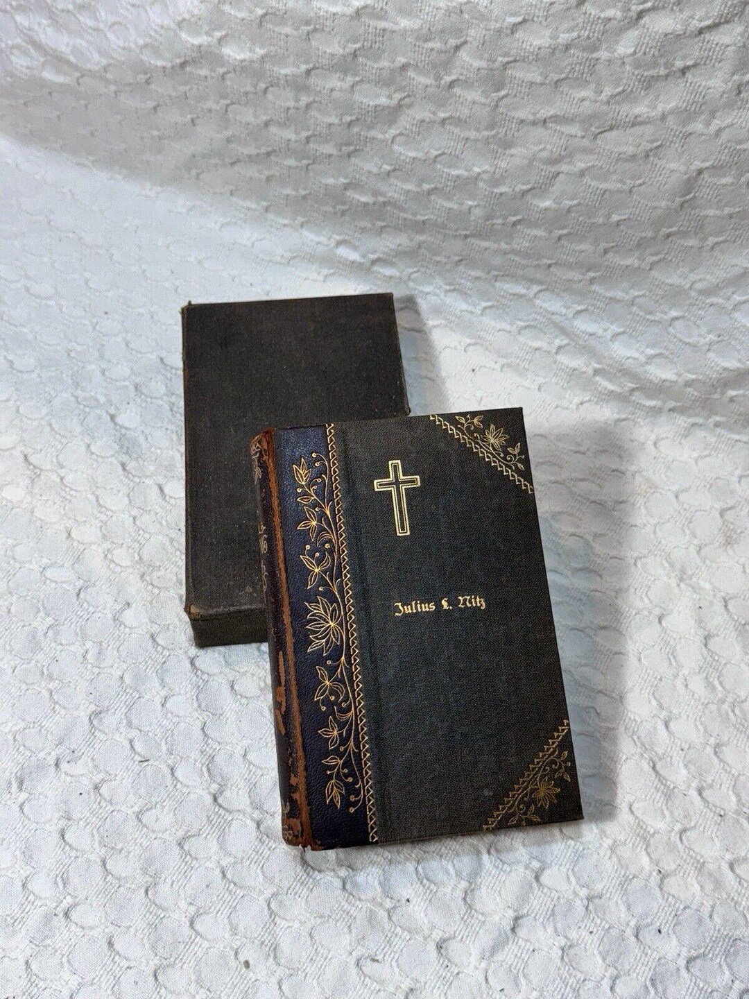 1908 German Hymnal Gesangbuch Antique Evangelical Song Book Hardcover ...