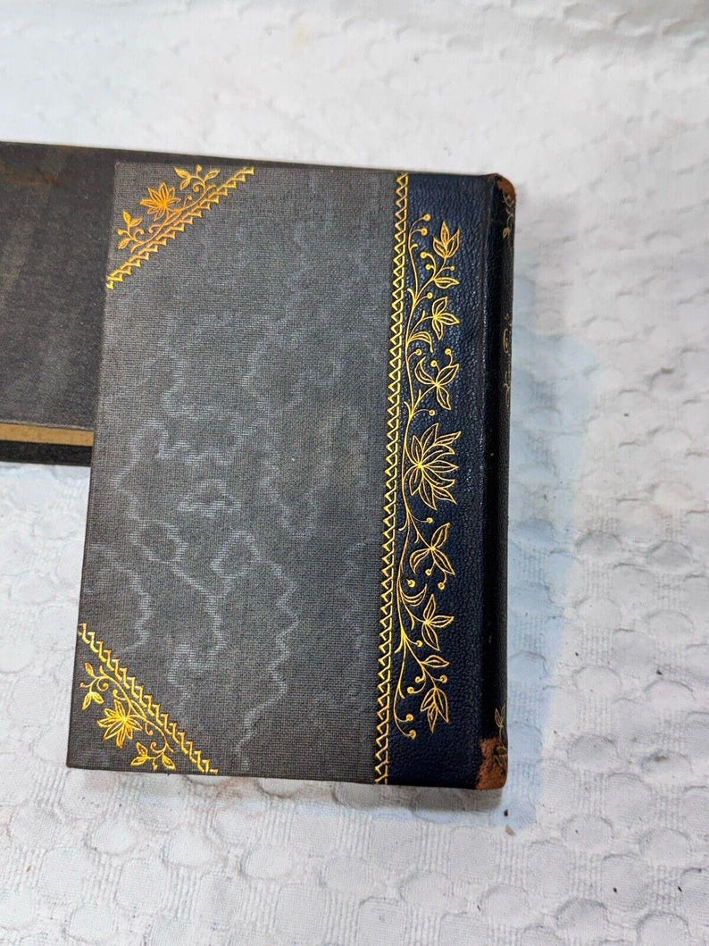 Antique 1908 Gesangbuch German Evangelical Song Book Hymnal Hardcover ...
