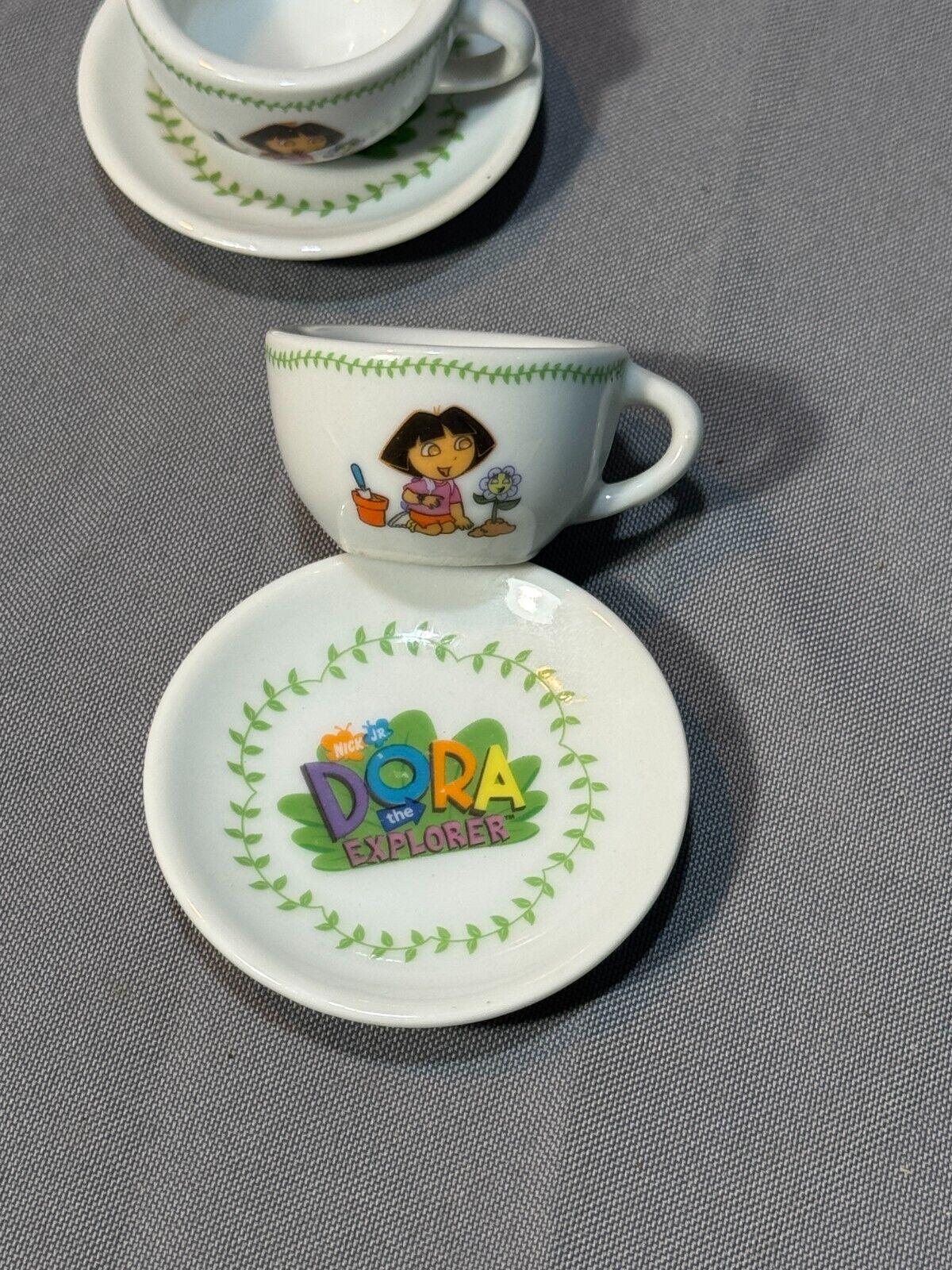 2" Mini Dora the Explorer Teacup & Saucer Set Porcelain Kids ...