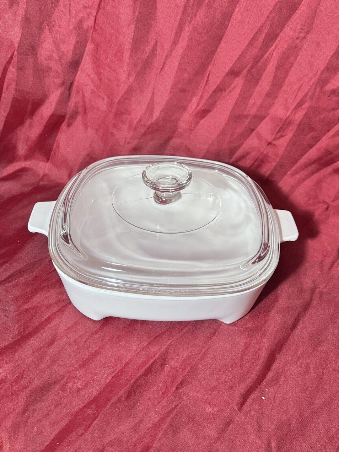 Corning Ware 8 Casserole Dish W/microwave Browning Lid MW-9-2 USA - Etsy