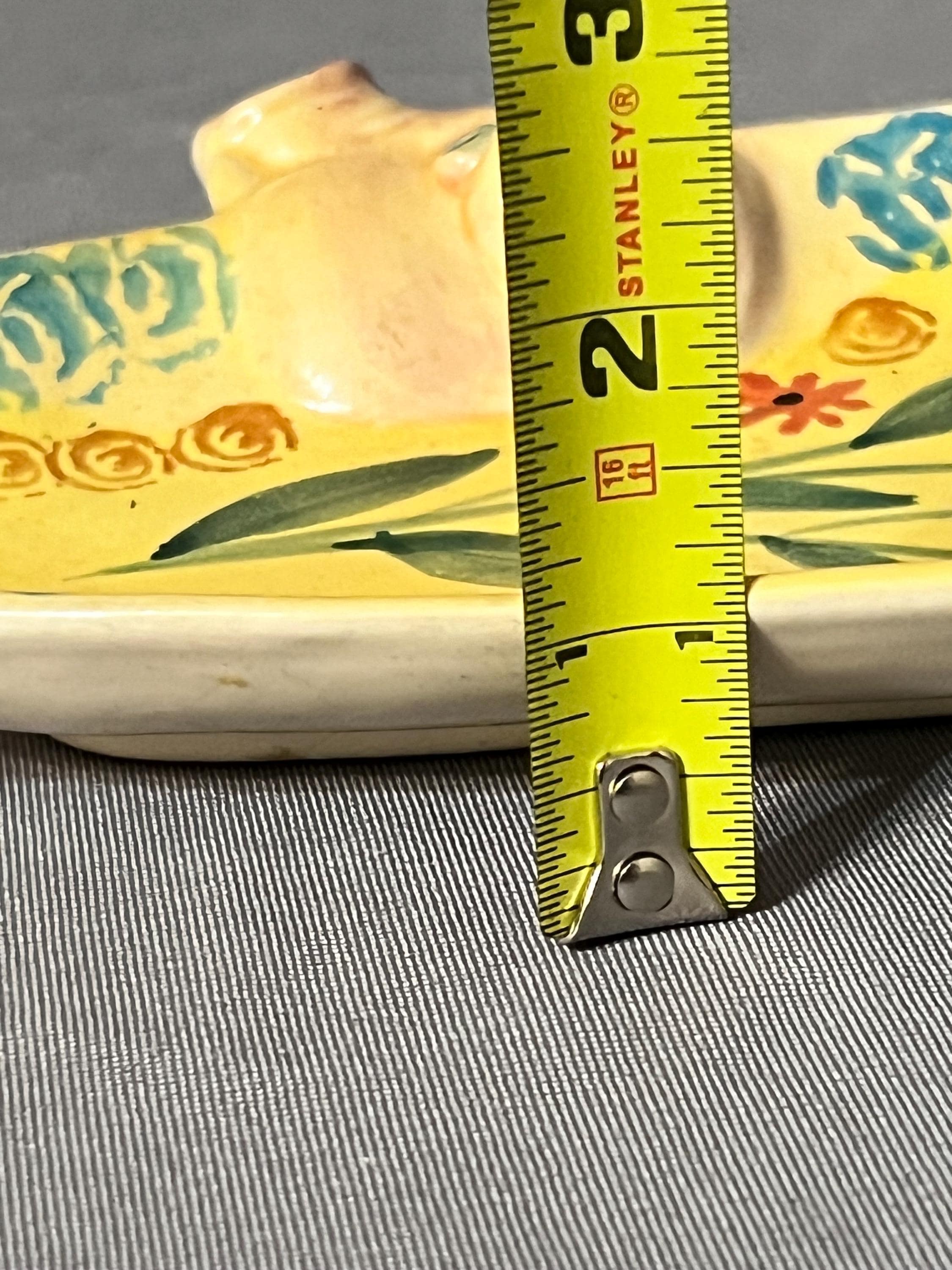 Vintage Pig Plate Dish Made in Italy Handmade Art Pottery Oval 8 3/4 ...