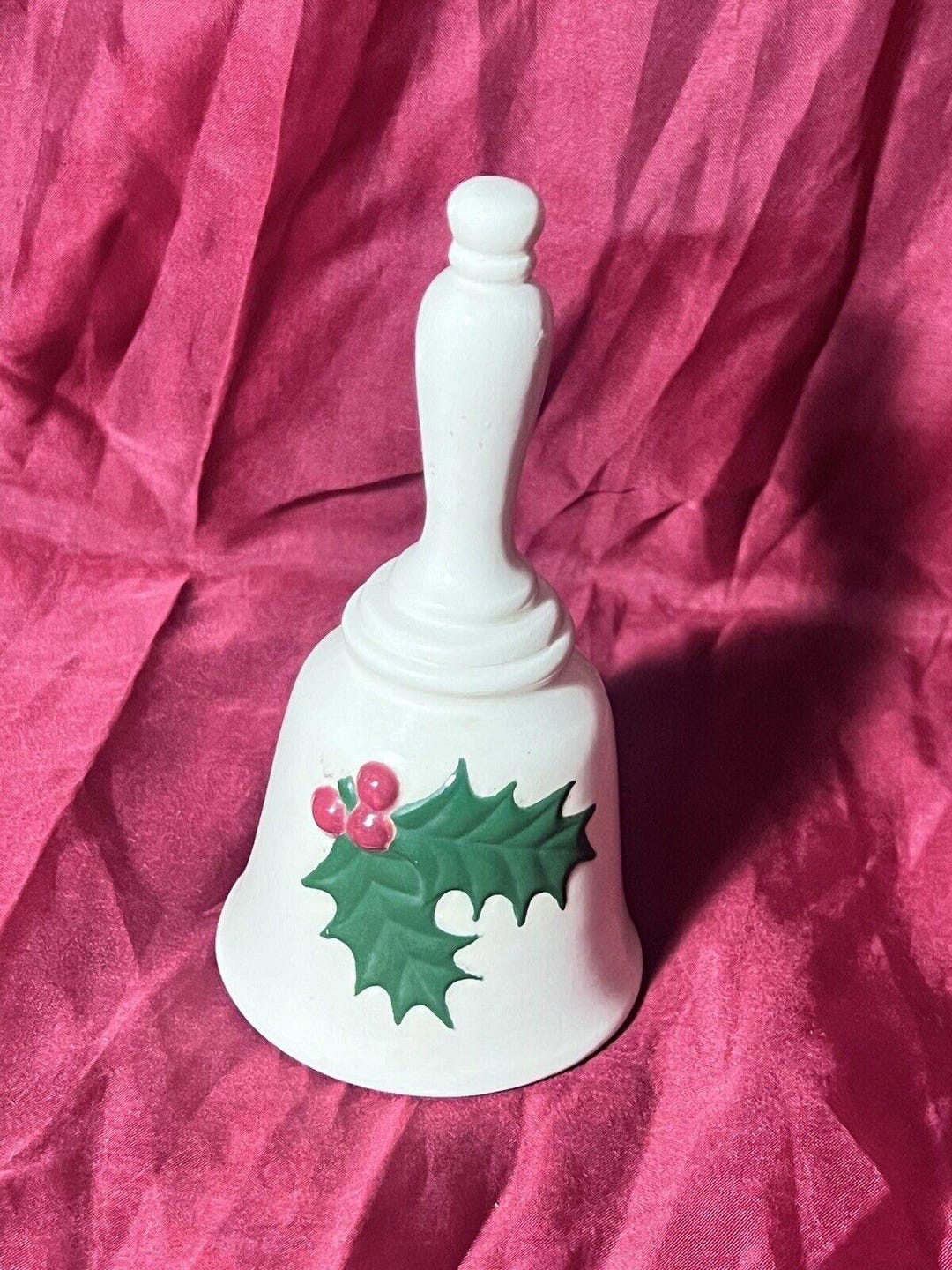 1970s Lefton Holly Bell Christmas Holiday Decor Ceramic Jingle Dinner ...
