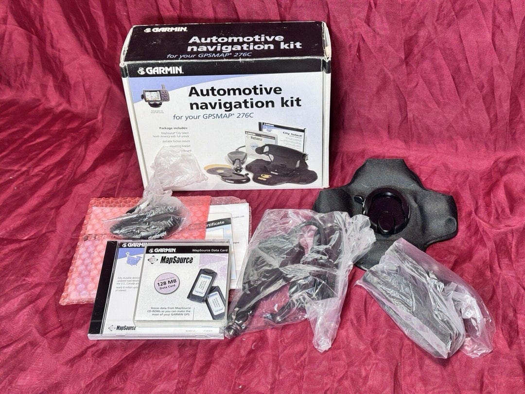 New Garmin Gpsmap 276c Navigation Kit Gps Chartplotter W Dash Mount Etsy