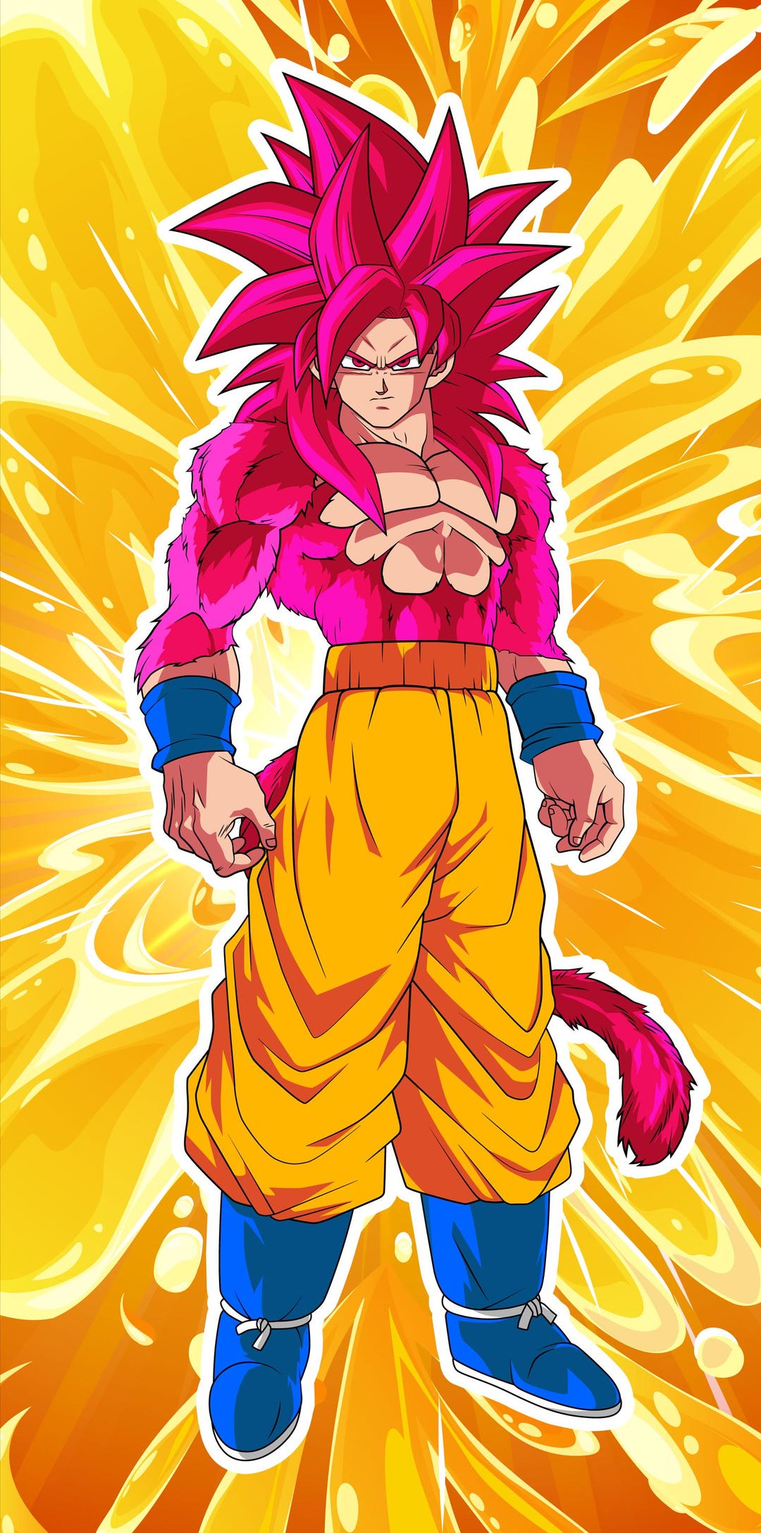 Goku Super Saiyan 4 Digital Illustration From Dragon Ball Daima Full ...