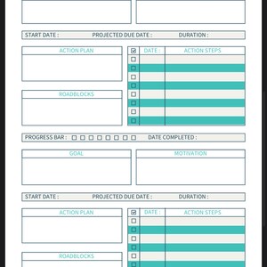 Productivity Template Bundle - Etsy