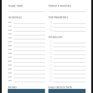 Productivity Template Bundle - Etsy