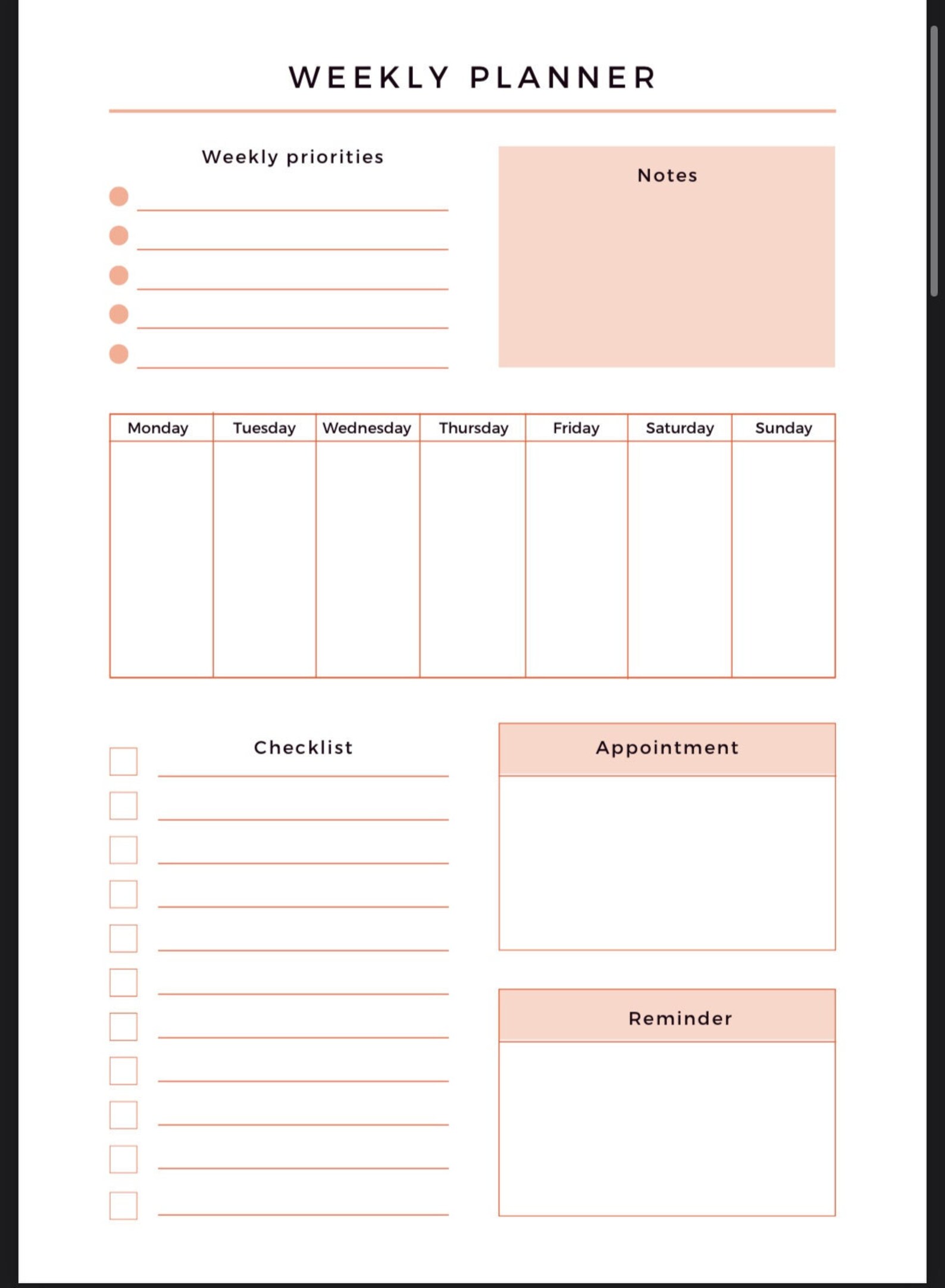 Productivity Template Bundle - Etsy