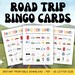 Road Trip Bingo, Printable Bingo Cards, Scavenger Hunt for Kids, Road ...