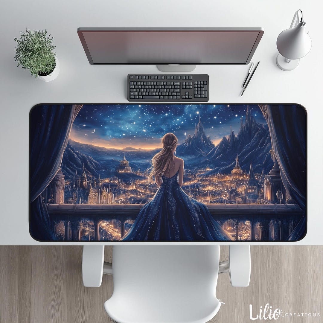 Feyre Desk Mat - Velaris-inspired ACOTAR Decor - Non-slip, Durable ...