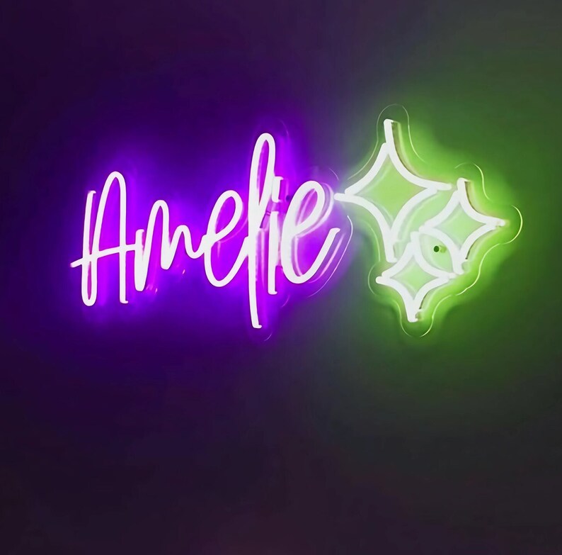 Custom Name Neon Sign Personalized Gift Neon Lights Led Lights Night ...