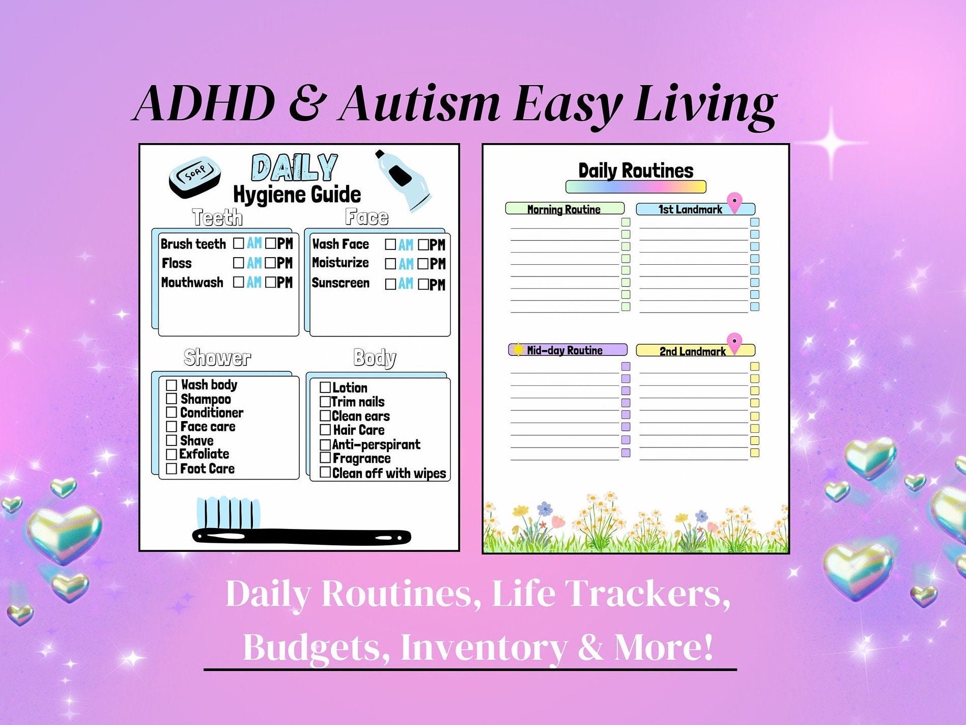 Printable Neurodivergent Home Management Template - Etsy