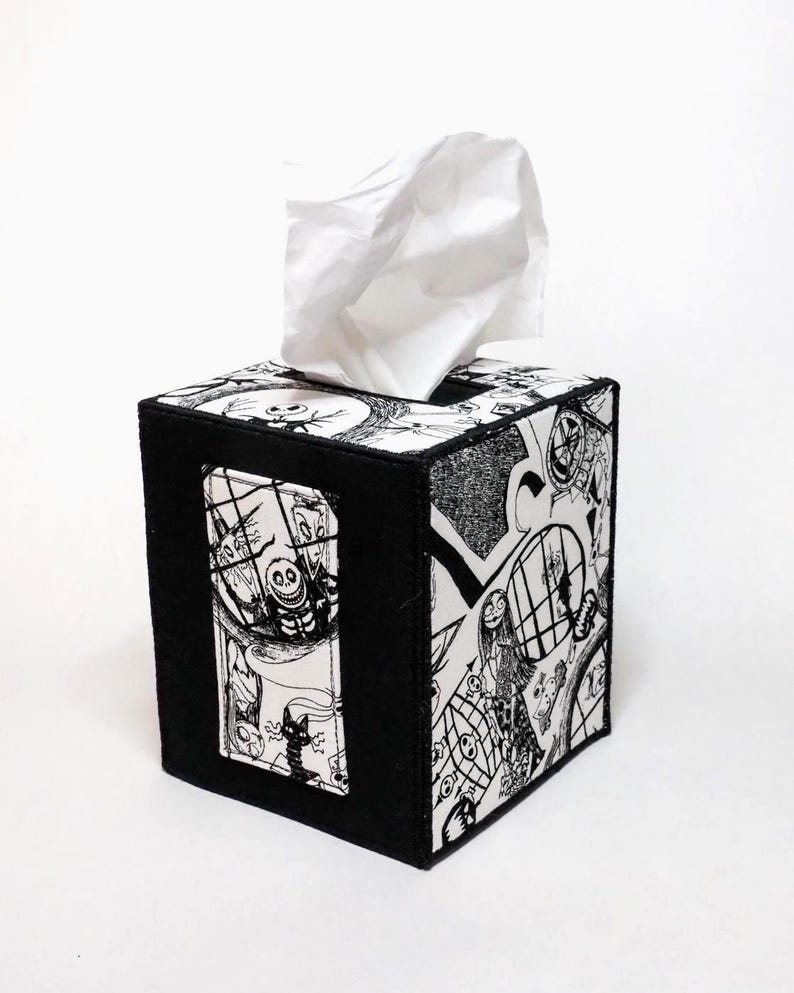 Tissue Box Cover: Nightmare Before Christmas - Etsy