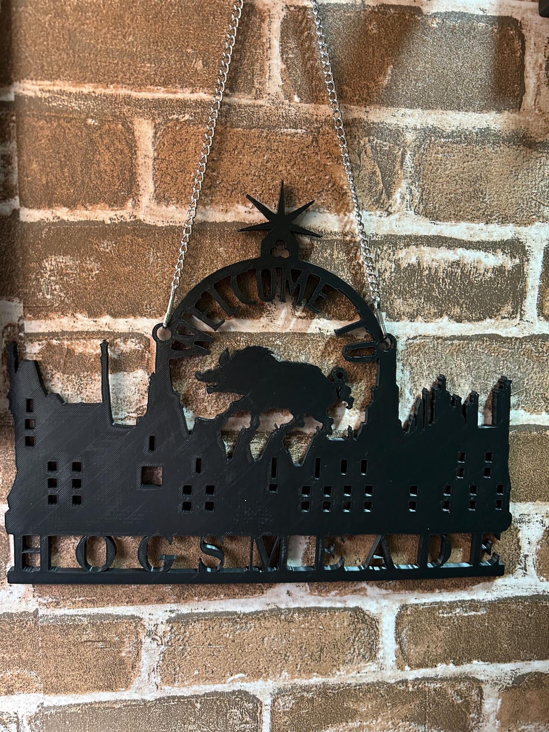 3D Printed Welcome Magical Village Sign - Etsy