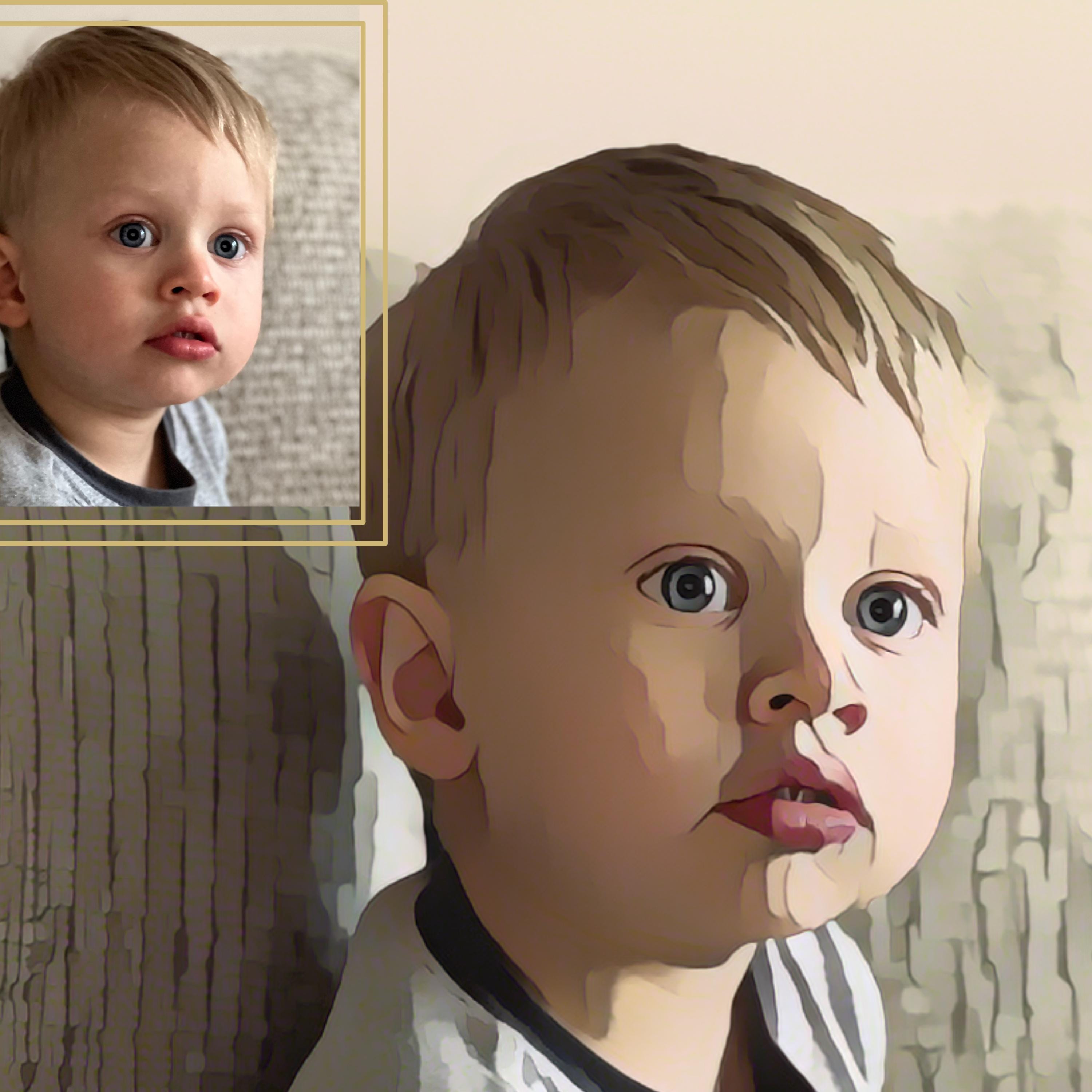 Custom Cartoon Photo From Your Picture Caricature Tee Cartoonized Photo ...