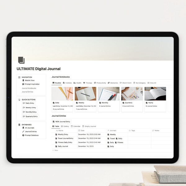 Journal Base Template - Etsy