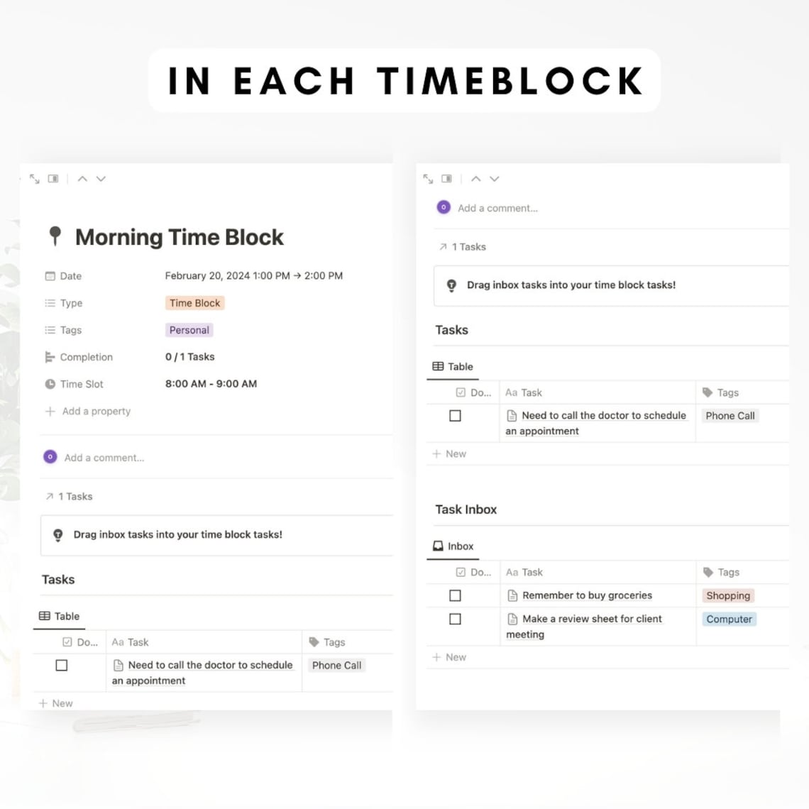 ULTIMATE Time Block Planner Notion Template - Etsy
