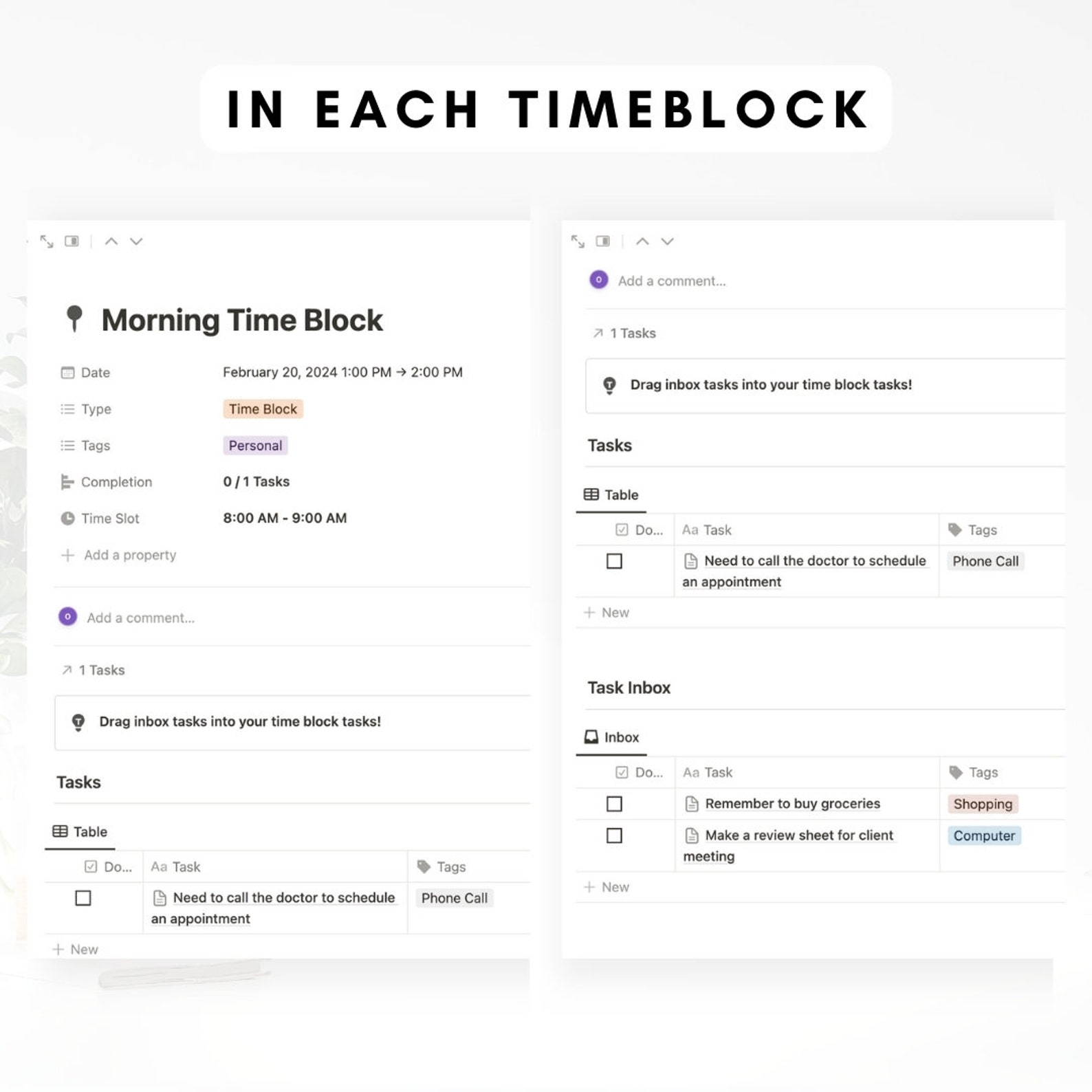 ULTIMATE Time Block Planner Notion Template - Etsy
