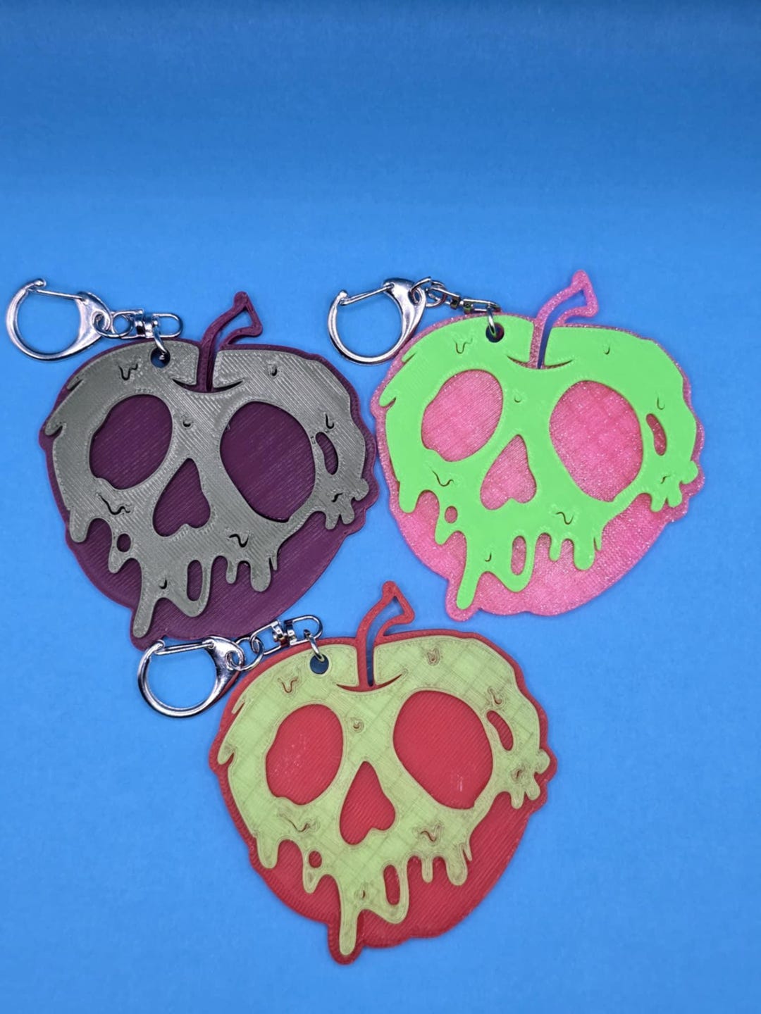 Venom Apple Keychain - Etsy