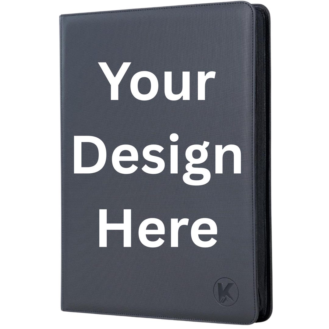 Custom Designed 16 Pocket Card Binder - Etsy